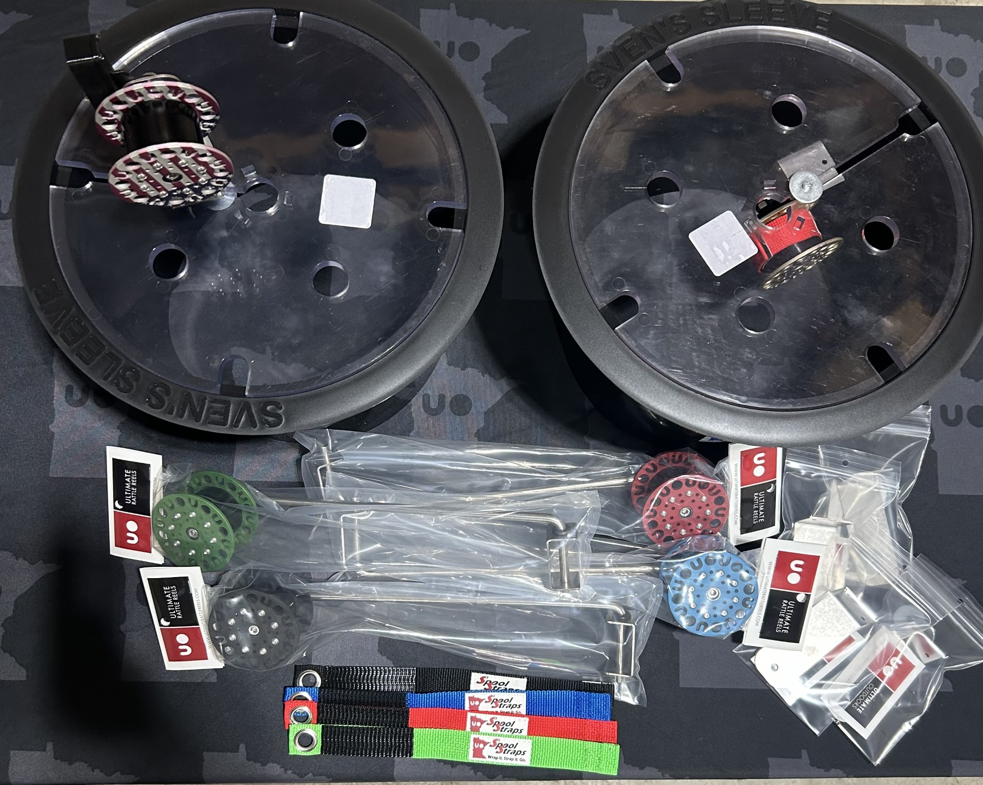 Ultimate Wheelhouse Package – Black Sleeves, UO Rattle Reels, Rigid ...